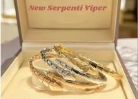 China Bvlgari 18K Gold Jewelry Luxury Serpenti Bracelet No Gemstone for sale