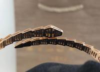 China Luxurious Bvlgari 18K Gold Diamond Bracelet With Rose Gold VVS Diamonds for sale