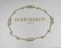 China 60cm 18K Yellow Gold Diamond Necklace VVS Diamond Serpent Boheme Necklace for sale