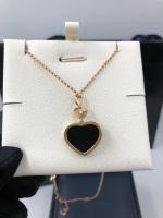 China Diamond Chopard Happy Heart Necklace 18K Rose Gold Fashion For Love for sale