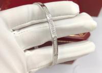 China Beautiful 18k White Gold Diamond Bracelet Cariter Love Bracelet For Girlfriend for sale