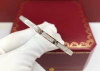 China Beautiful 18k White Gold Diamond Bracelet Cariter Love Bracelet For Girlfriend for sale