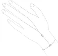 China VVS Diamonds 18 Karat White Gold Bracelets Fashion Style Messika Full Diamond Bracelet for sale