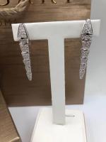 China Luxury 18 Carat White Gold Diamond Earrings VVS Diamonds Bvlgari Serpenti Viper Earrings for sale