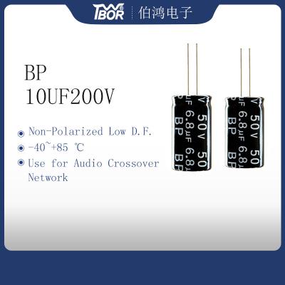China Radial Electrolytic 10uf200v Audio Amplifier Capacitor For Stage Amplifier for sale