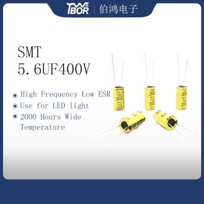 China ISO9001 RoHS High Frequency Capacitors 5.6UF400V For LED Light for sale