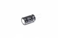 China TW BOR 10x17mm 220uf 50v Electrolytic Capacitor For Medical Supply for sale