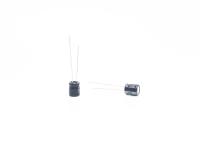 China Black Miniature Aluminum Electrolytic Capacitors 47UF 35V TW BOR for sale