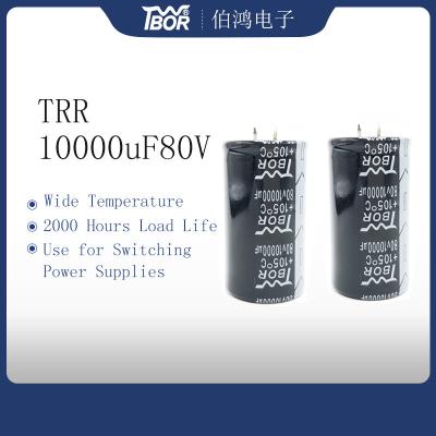 China TRR 10000UF80V Snap In Electrolytic Capacitor Wide Temperature for sale