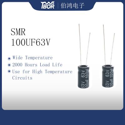 China Aluminum Electrolytic Capacitors 100UF63V 8X14mm for sale