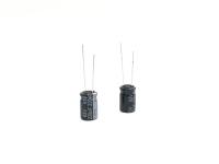 China ISO9001 10X17mm Radial Lead Electrolytic Capacitors 220UF 63V for sale