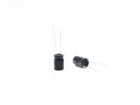 China TW BOR Miniature Capacitor 330UF35V 10X15mm Radial Electrolytic Capacitors for sale