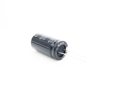 China 2000 Hours Load Life 220uF Electrolytic Capacitor 22X25mm Radial 200 Volt for sale