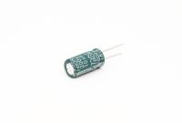 China Green 10x16mm LED Light Capacitor 10uf 200v 10000 Hours Extremely Long Life for sale