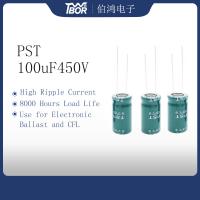 China 22x40mm Inverter Capacitor 100uF 450V for sale