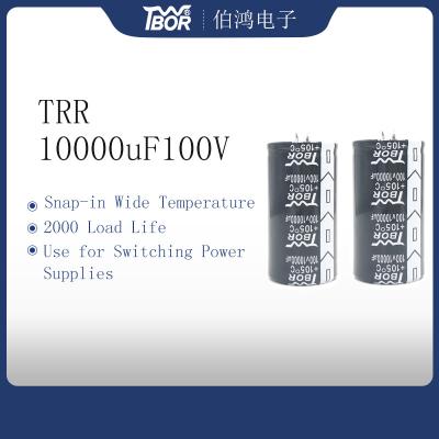China Wide Temperature Snap In Capacitor 10000UF100V Big Capacitance Range Electronic Capacitor for sale