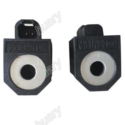 China HYUNDAI Excavator parts, R215-7 24V Pilot valve solenoid for sale
