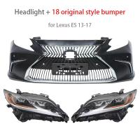 China Hot Sale Lexus Facelift 2018 Ls Style Pp Front Bumper and Headlights for 2013-2017 Lexus Es for sale