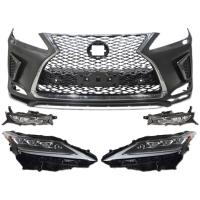 China Upgrade Body Kit RX350 Car Bumpers for Lexus Rx 2016-2019 Upgrade 2021 Body Kit Include Grille and 3 Lens Led Headlight for sale