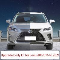 China Upgrade Body Kit RX350 Car Bumpers for Lexus Rx 2016-2019 Upgrade 2021 Body Kit Include Grille and 3 Lens Led Headlight for sale