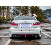 China Upgrade Facelift Body Kit PP Car Rear Bumper for Lexus 2006-2012 IS250 IS300 With Taillight Reflector Light for sale