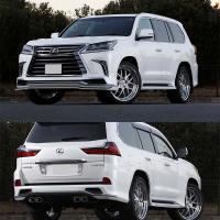 China OEM High Quality Model Conversion Parts Bumper Auto Light Upgrade 2016 Body Kit Fog Limp Front Bumper for Lexus LX570 2008-2015 for sale