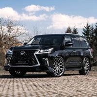 China OEM Car Bumper Upgrade to 2016 TRD Model Grill Front Lip Fog Lamp Front Bumper for Lexus LX570 2008- for sale