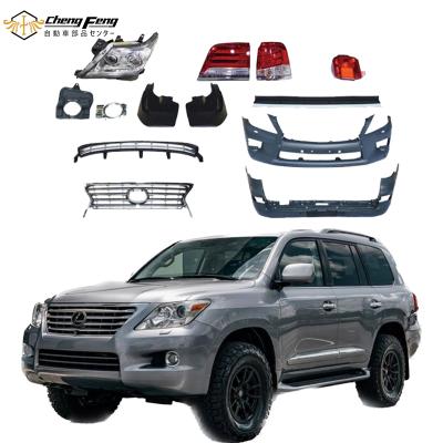 China High Quality Body Kit 2008 Upgrade 2012 Front Bumper Rear Bumper Grill Fog Lamp Bumper for Lexus LX570 2008-2012 for sale