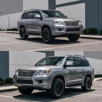 China High Quality Body Kit 2008 Upgrade 2012 Front Bumper Rear Bumper Grill Fog Lamp Bumper for Lexus LX570 2008-2012 for sale