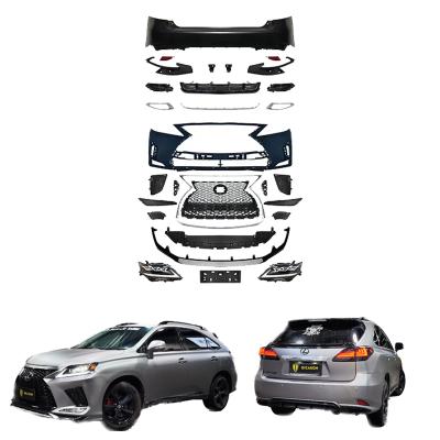 China OEM New Design Upgrade 2020 Style Body Kit Bodykit With Bumper Grille Headlight for Lexus RX270 RX300 RX350 2009-2015 for sale
