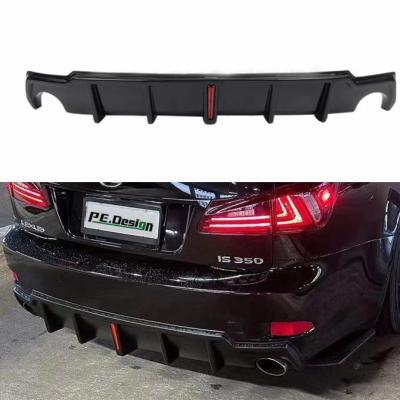China New Design IS 250 2008 Upgrade Body Kit Bumper Diffuser Lip for Lexus IS250 2006-2012 IS300 IS350 IS Body Kit for sale