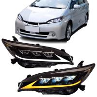 China LED Projector Headlights For Toyota Wish 2009 - 2015 Upgrade Head Light Dynamic DRL Turn Signal Head Lamp 12V Auto Parts for sale