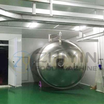 China Industrial Vacuum Freeze Drying Machine 100-200m² for Fruits Vegetables Slices Customizable for sale