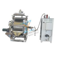 China Food Grade 304 Stainless Steel Rotary Drum Dryer 380V Steam Heating Scraper Drying Machine for sale