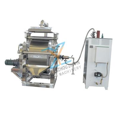 China Food Grade 304 Stainless Steel Rotary Drum Dryer 380V Steam Heating Scraper Drying Machine for sale