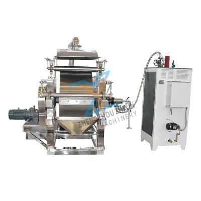 China SUS304 Drum Scraper Dryer for Chemical Pigment Pharmaceutical Viscous Liquid 380V Steam Heating for sale