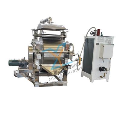 China SUS304 Emulsion Scraper Drying Machine Liquid Chemical Crystallization Drying Machine Steam Heating Drum Scraper Dryer for sale