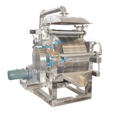 China 304 Stainless Steel Drum Scraper Dryer for Viscous Liquid Drying 0.3-1.5mm Film Steam Heating for sale