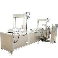 China Industrial Conveyor Belt Cassava Frying Machine 110v LNG Nonstick 300°C for sale