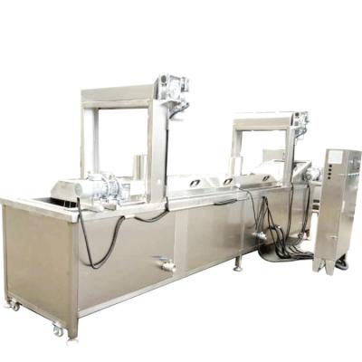 China Industrial Conveyor Belt Cassava Frying Machine 110v LNG Nonstick 300°C for sale