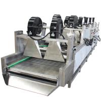 China Industrial SUS304 Stainless Steel Fruit Vegetable Air Drying Machine 700mm Belt Width for sale