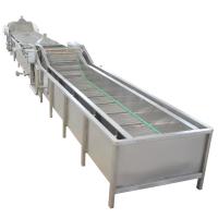China 1500kg/Hour 4100KW Bubble Leaf Vegetable And Fruit Cleaner Machine for sale
