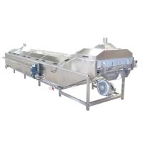 China SUS304 Stainless Steel 6.5KW 1000kg/h Vegetable Blanching Machine for Restaurant for sale