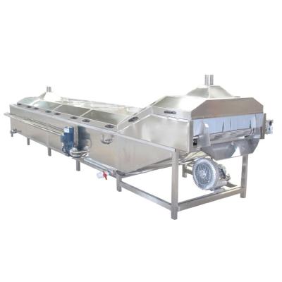 China SUS304 Stainless Steel 6.5KW 1000kg/h Vegetable Blanching Machine for Restaurant for sale