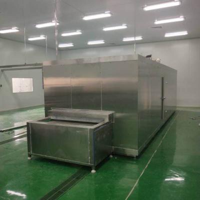 China Industrial IQF French Fries Freezing Machine 40KW Cooling Capacity 300kg/h for sale