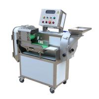 China Double Head Automatic Leafy Vegetable Cutting Machine 1000kg/H 220V 0.75kw for sale