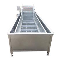 China SUS304 1000kg/h Bubble Washing Machine for Vegetables Fruits Cleaning Processing for sale