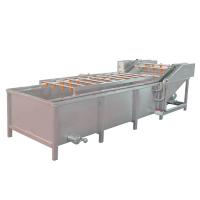 China 1500kg/H Vegetable Fruit Washing Machine for sale