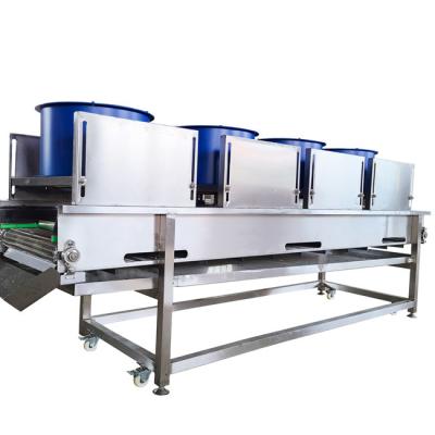 China Automatic Continuous Fruit Vegetable Drying Machine 1500 Kg/H 16.6kw Air Cooling for sale