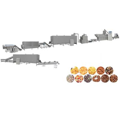 China SS304 Corn Chips Making Machine 300kg/H Twin Screw Extruder Grain Processing Equipment for sale